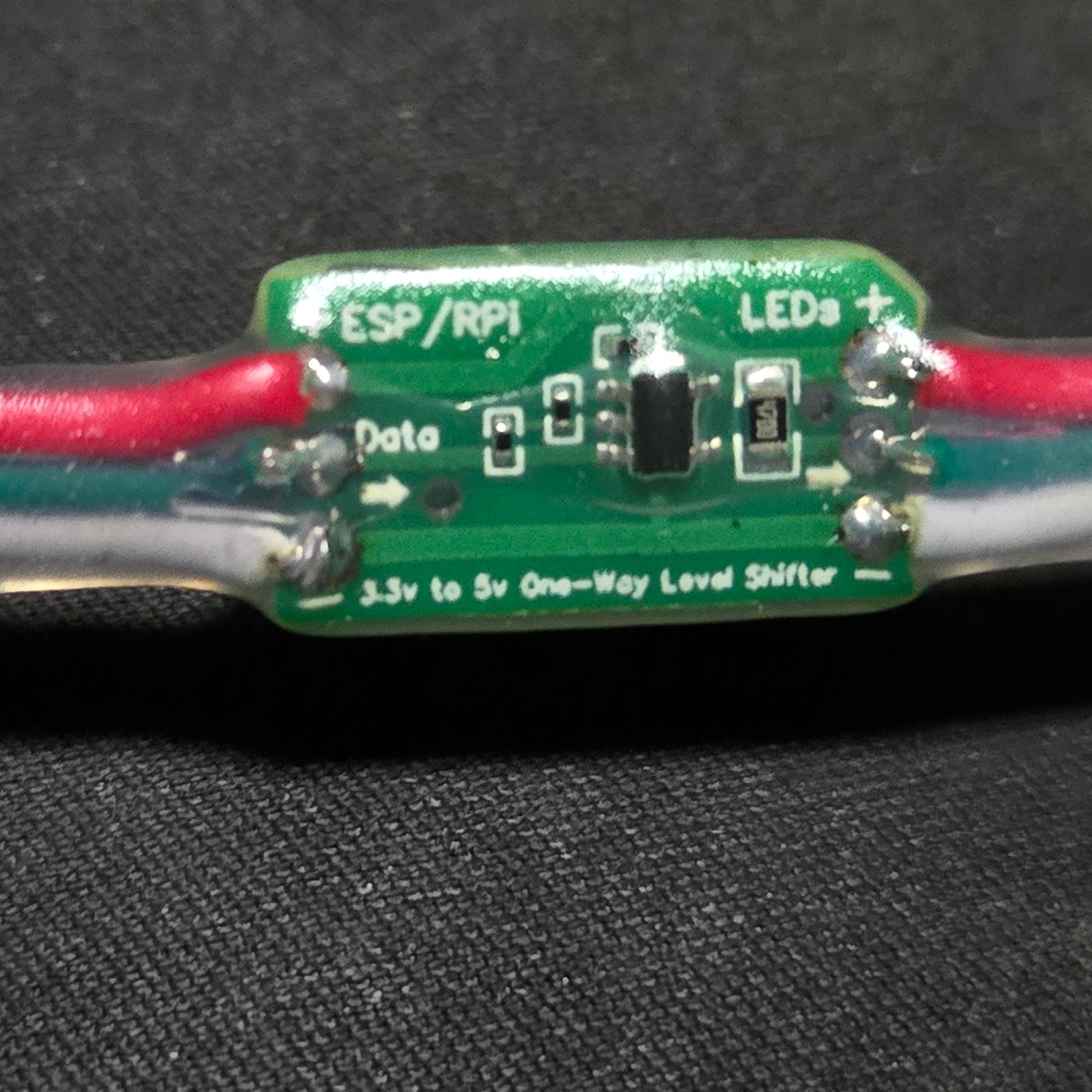 Raspberry Pi / WS2812B Adaptor Cable & Level Shifter – Justin Nelson's Projects